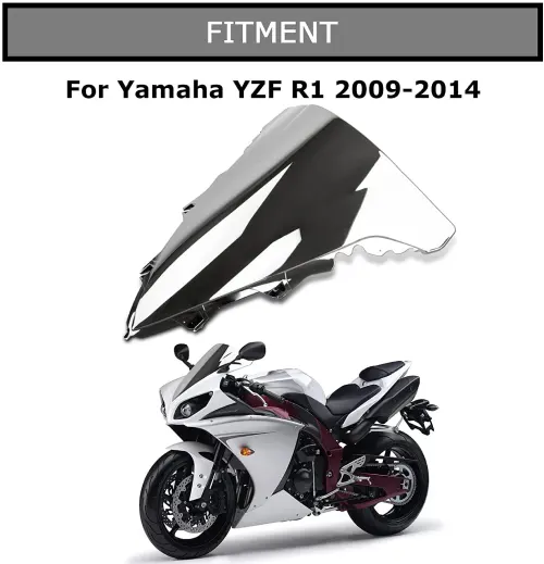 Yamaha YZF-R1 Windscreen 2009–2014 - Aliwheels