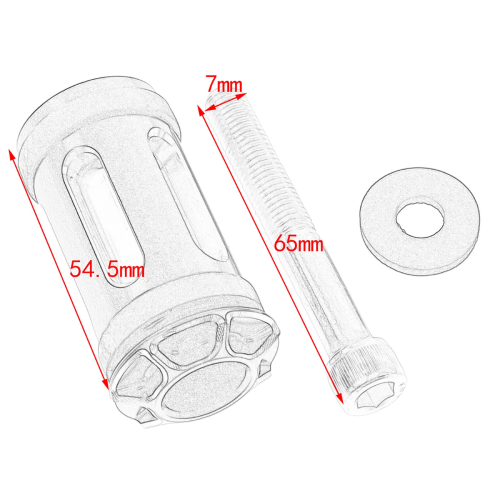 Harley-Davidson DYNA Street Bob FXDBP Gear Shift Lever Shifter Peg 2013 ...